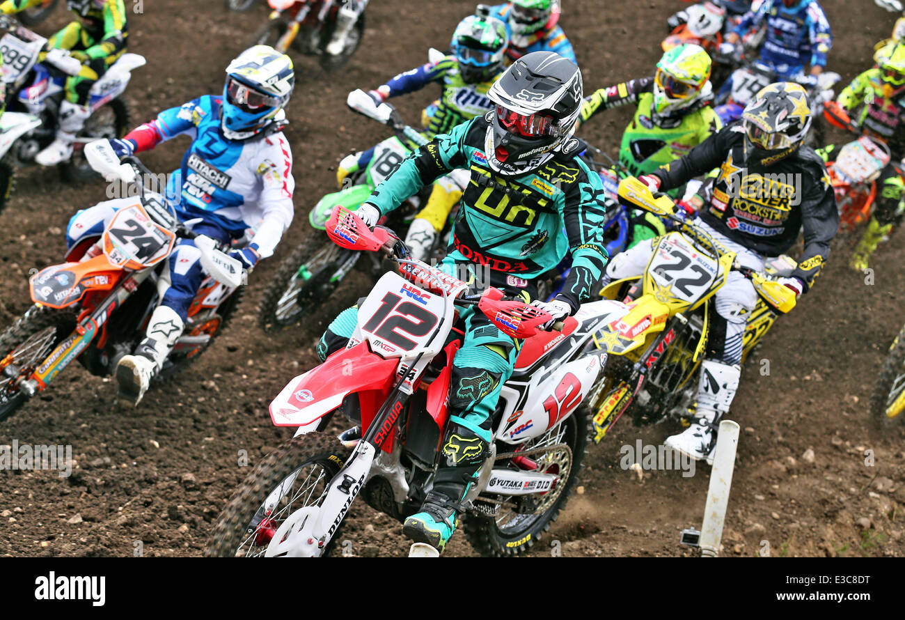 Teutschenthal, Germany. 22nd June, 2014. German motocross rider ...