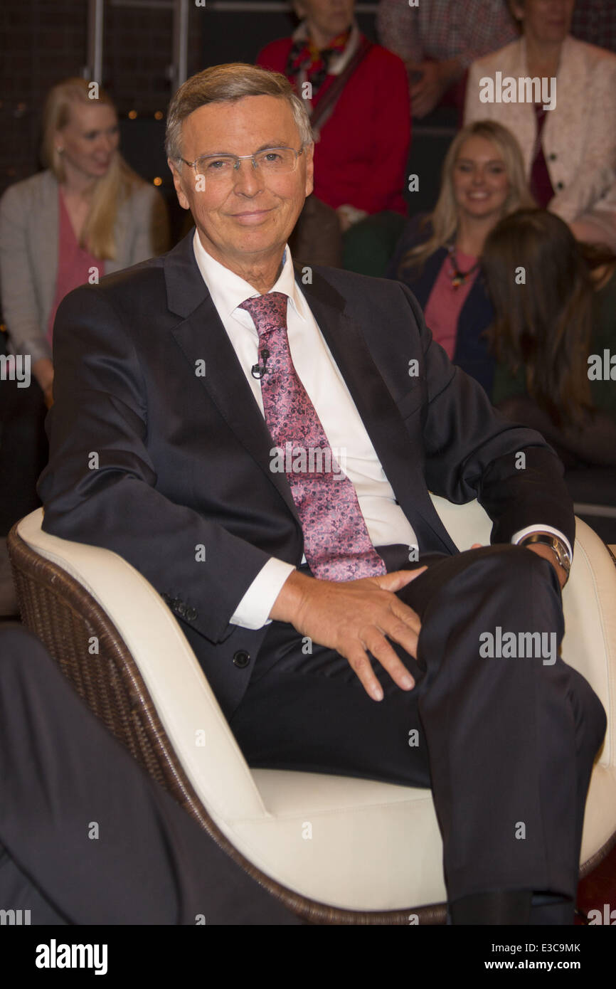 'Markus Lanz Show' at the Fernsehmacher-Studios in Hamburg Featuring ...