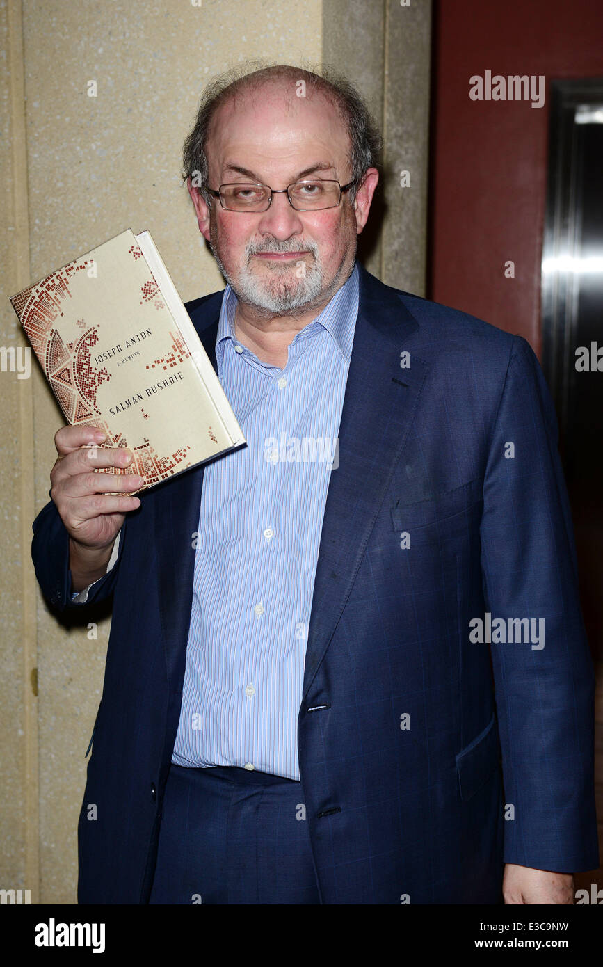 Salman Rusdie speaks and sign copies of his new book 'Joseph Anton: A ...
