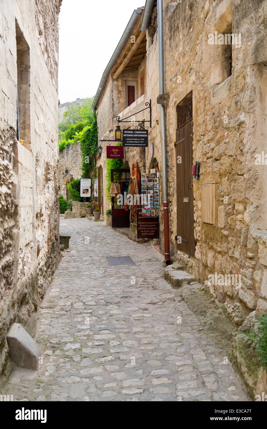 Street View in Les Beaux, Provence, France Stock Photo - Alamy