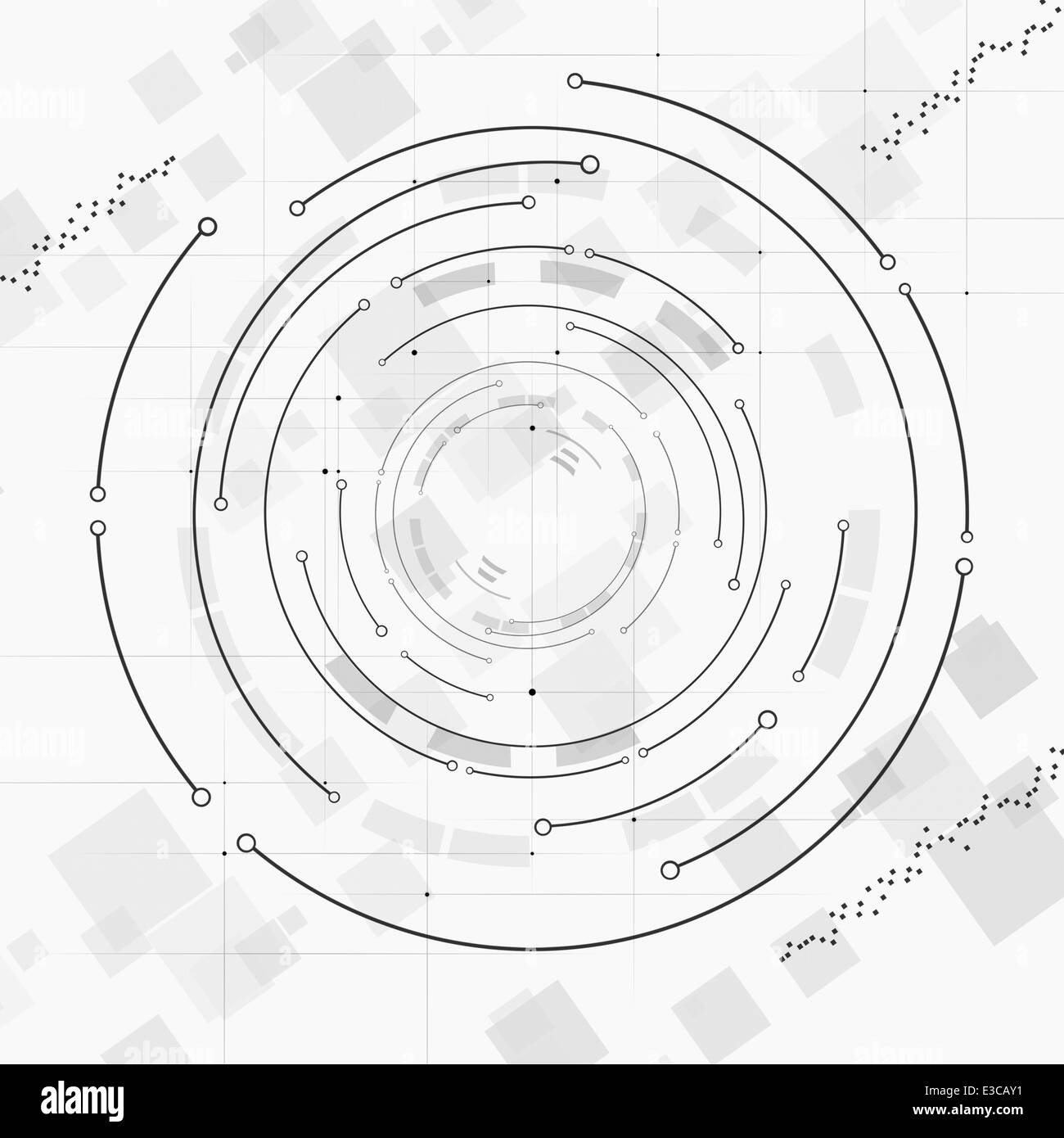 abstract net circle connections concept desaturated background Stock ...