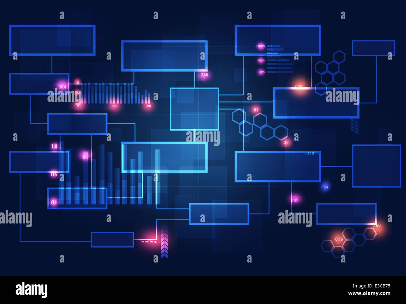 concept communication business chart dark blue diagram Stock Photo - Alamy