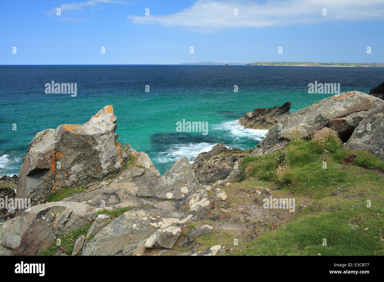 The Island, St Ives, West Cornwall, England, UK Stock Photo - Alamy