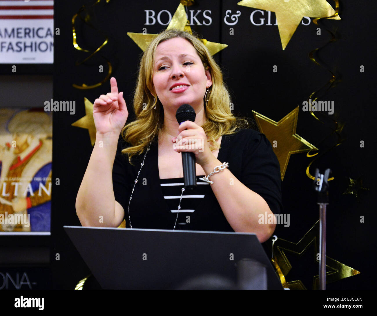 Ally Carter greets fans and signs copies of her book 'United We Spy' at ...