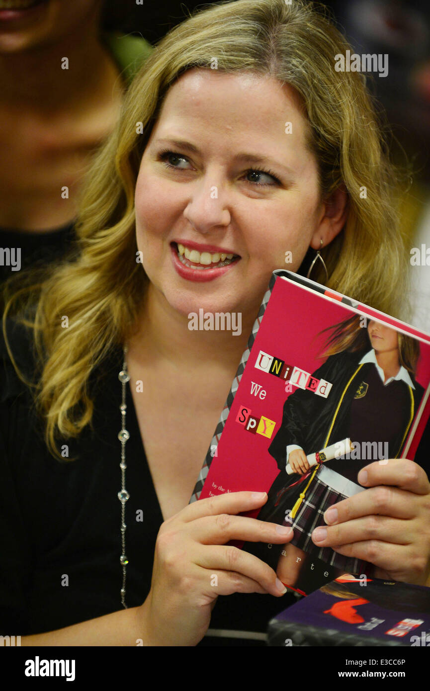 Ally Carter greets fans and signs copies of her book 'United We Spy' at ...