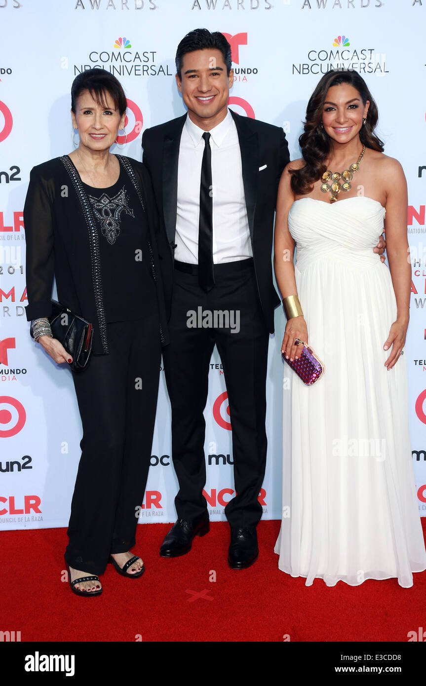 The 2013 NCLR ALMA Awards Featuring: Elvia Lopez,Mario Lopez,Courtney ...