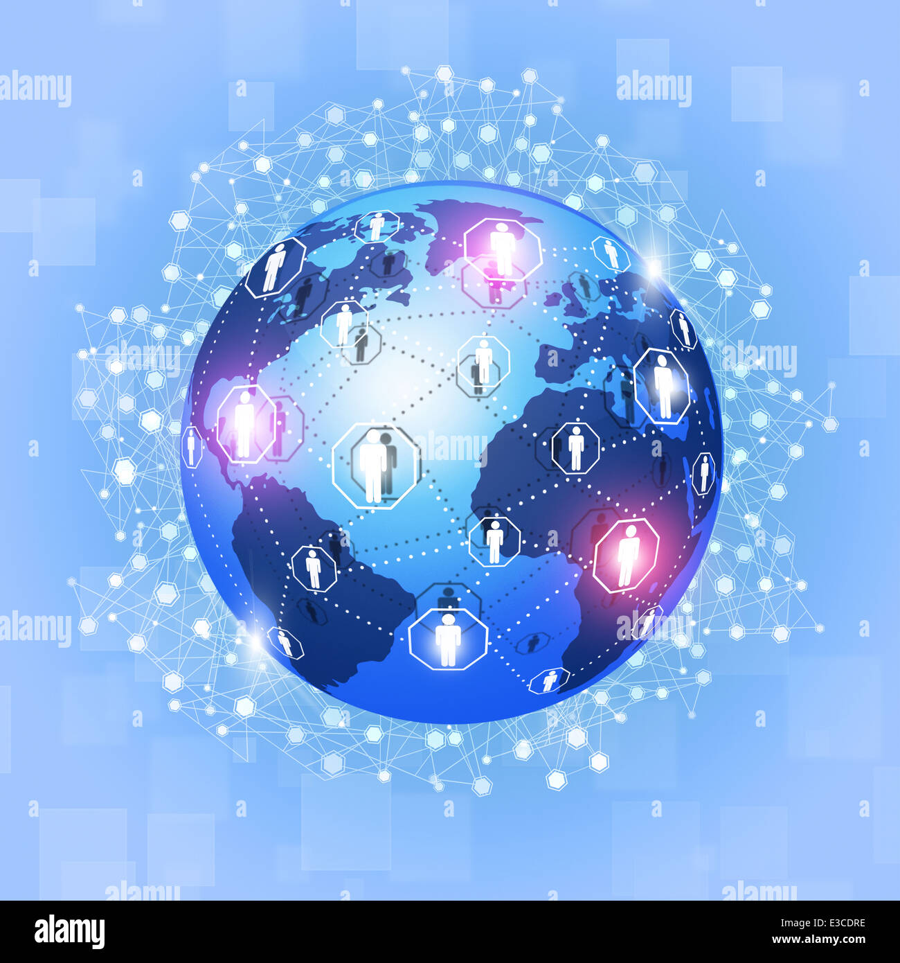 world global social connections concept business background Stock Photo ...
