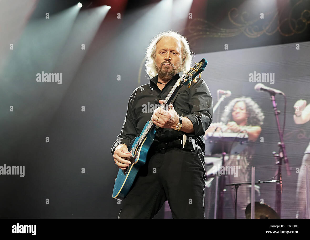 Barry Gibb Performing at Manchester Arena Featuring: Barry Gibb Where ...