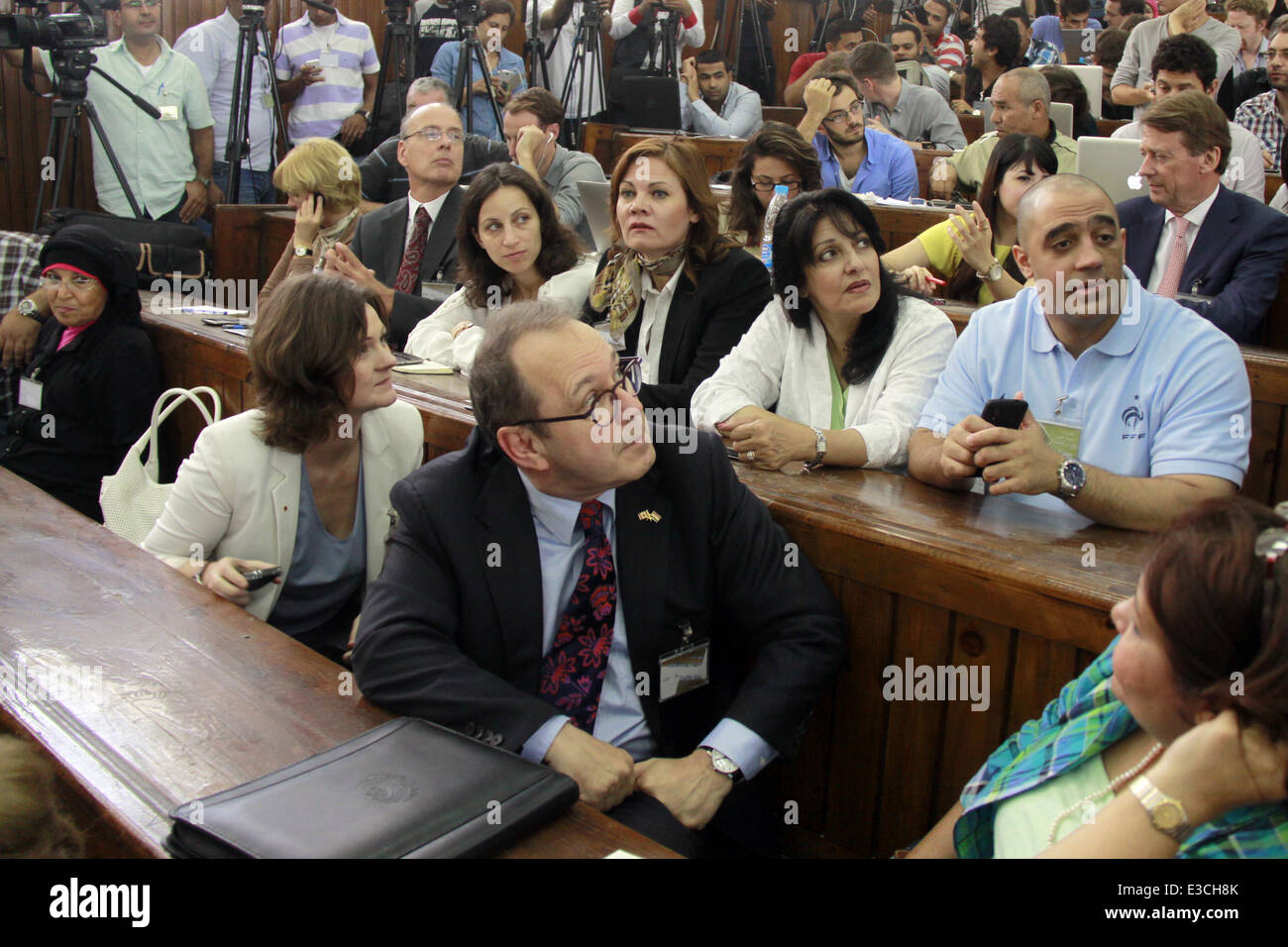 Cairo, Egypt. 23rd June, 2014. The Canadian ambassador to Egypt, David ...