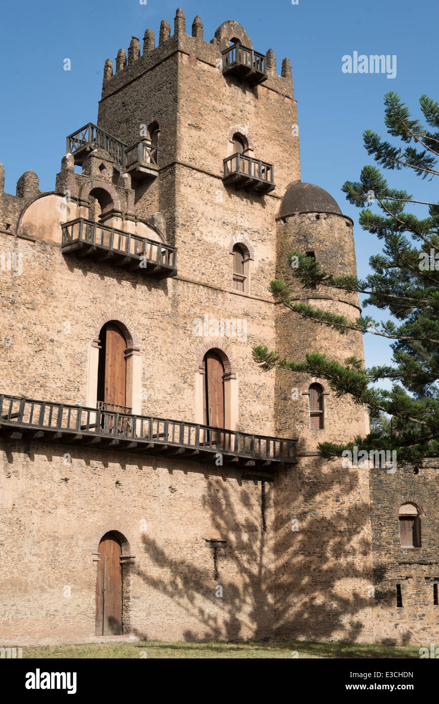 Royal enclosure. Fasiladas Palace. Gonder. Northern Ethiopia Stock ...
