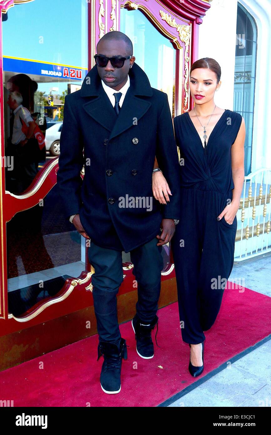 Sam Sarpong and Vanessa Curry spotted leaving the Hollywood historic ...