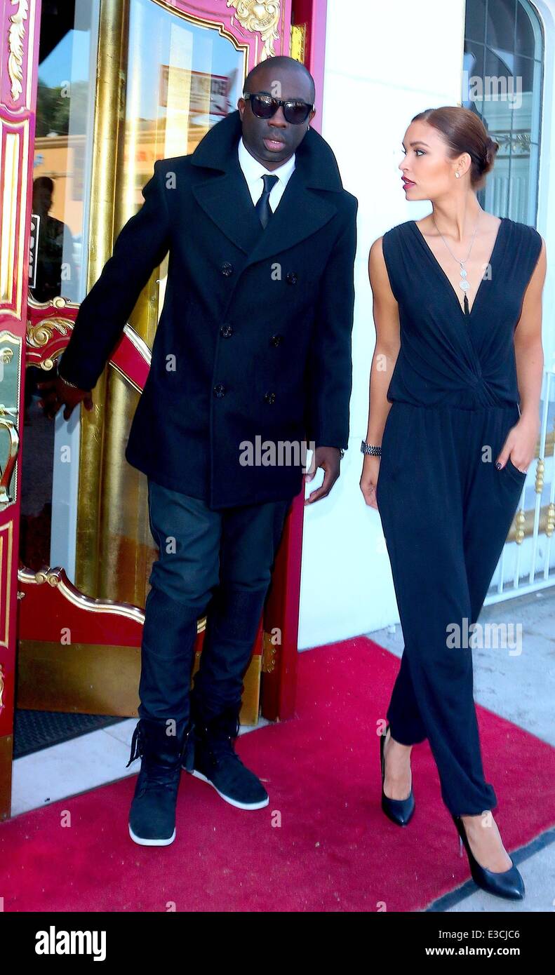 Sam Sarpong and Vanessa Curry spotted leaving the Hollywood historic ...