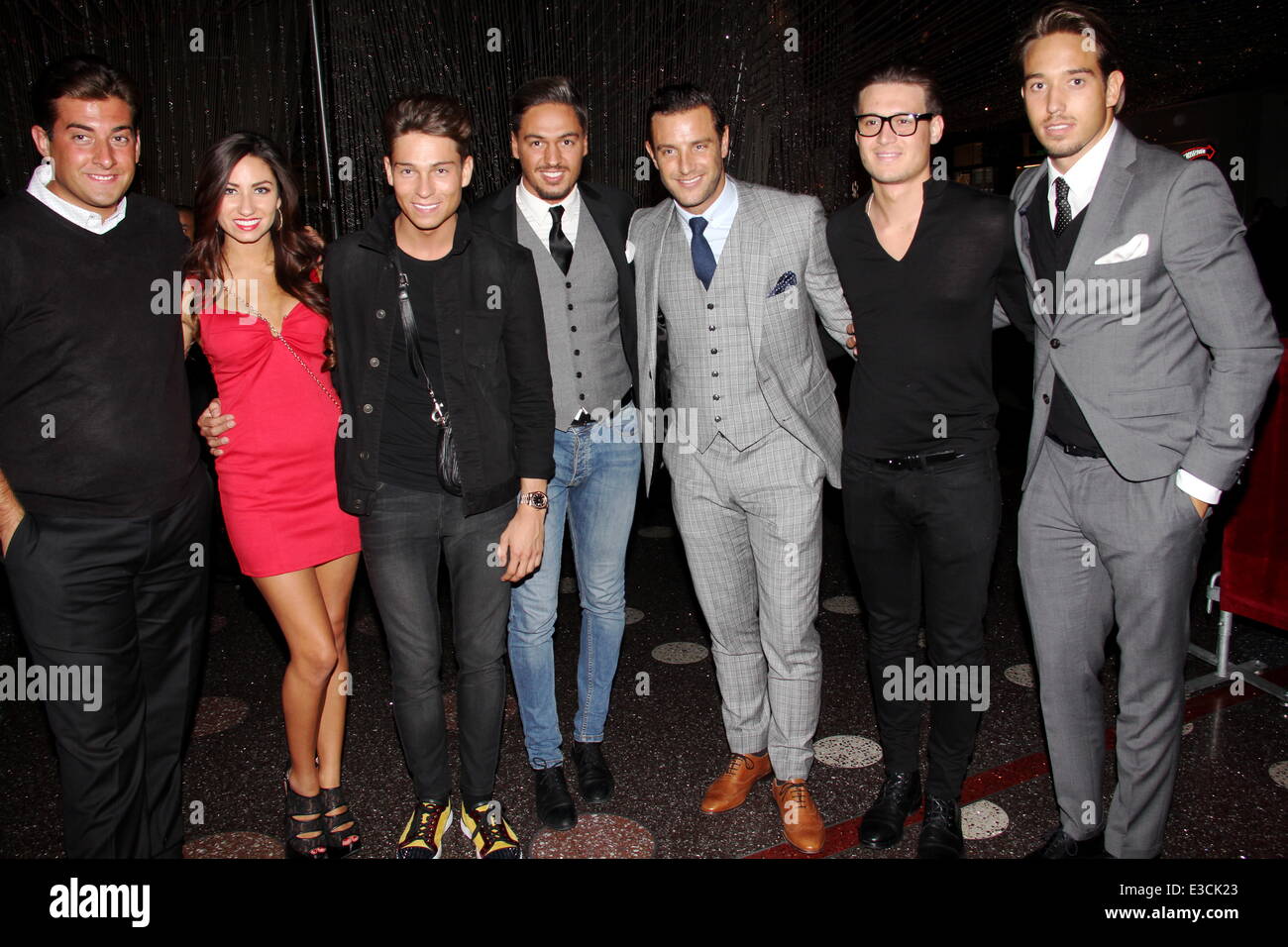 Towie stars Joey Essex, James Argent, Elliot Wright, Charlie Simms ...