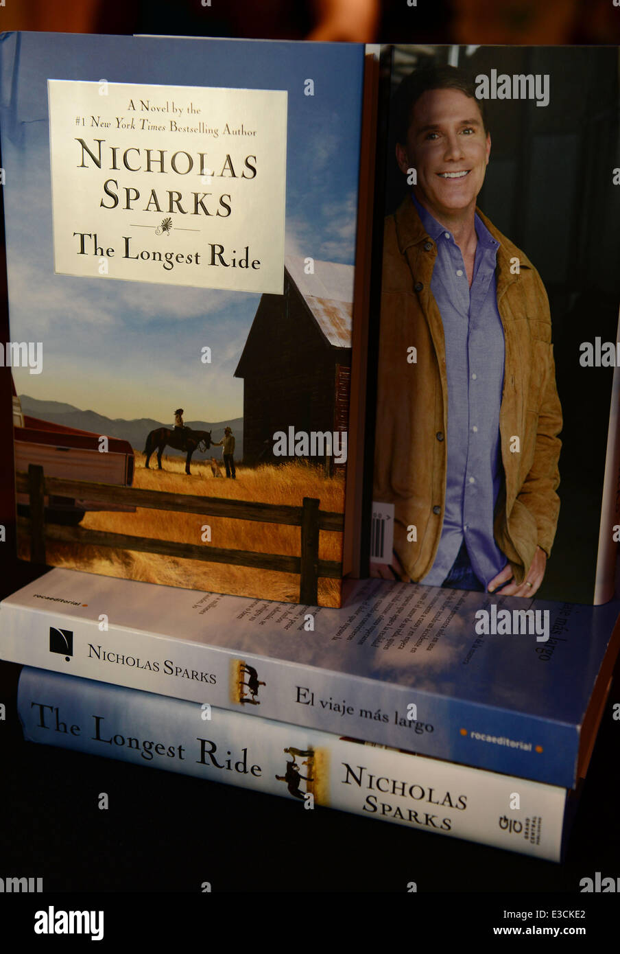 Author Nicholas Sparks promotes his book 'The Longest Ride' presented ...