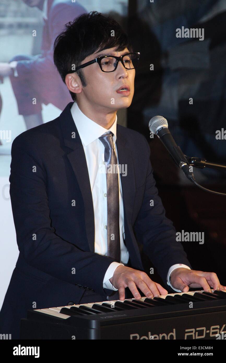 Taipei, China. 20th June, 2014. Singer Adrian Fu releases new album in ...