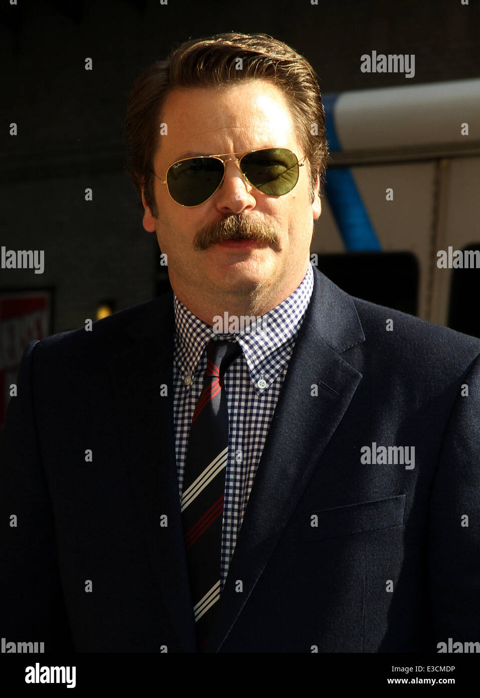 Celebrities outside the Ed Sullivan Theater for the 'Late Show with ...