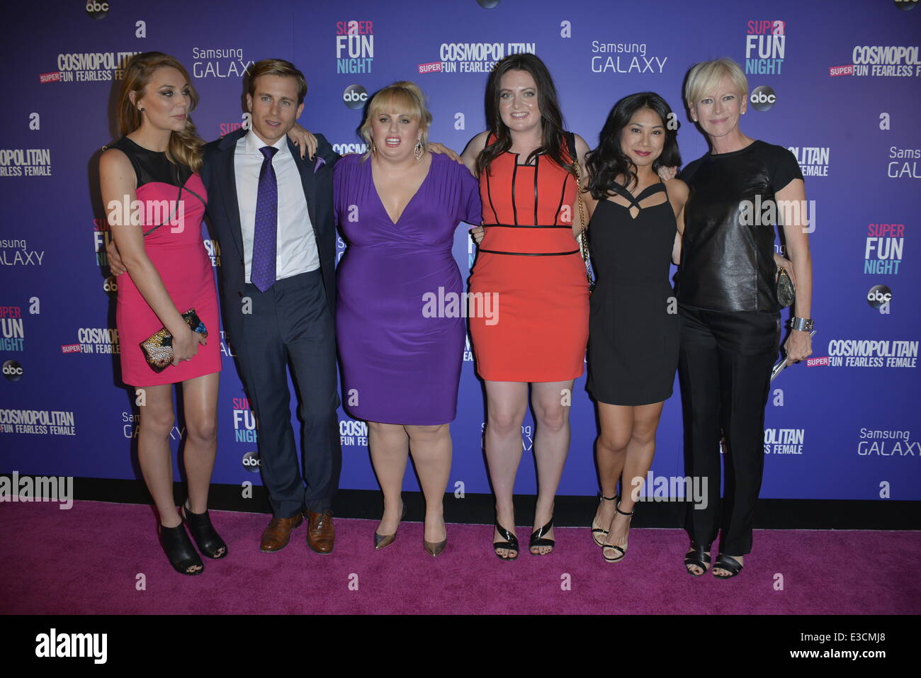 Cosmopolitan Super Fun Night Featuring: Liza Lapira,Rebel Wilson,Kate ...