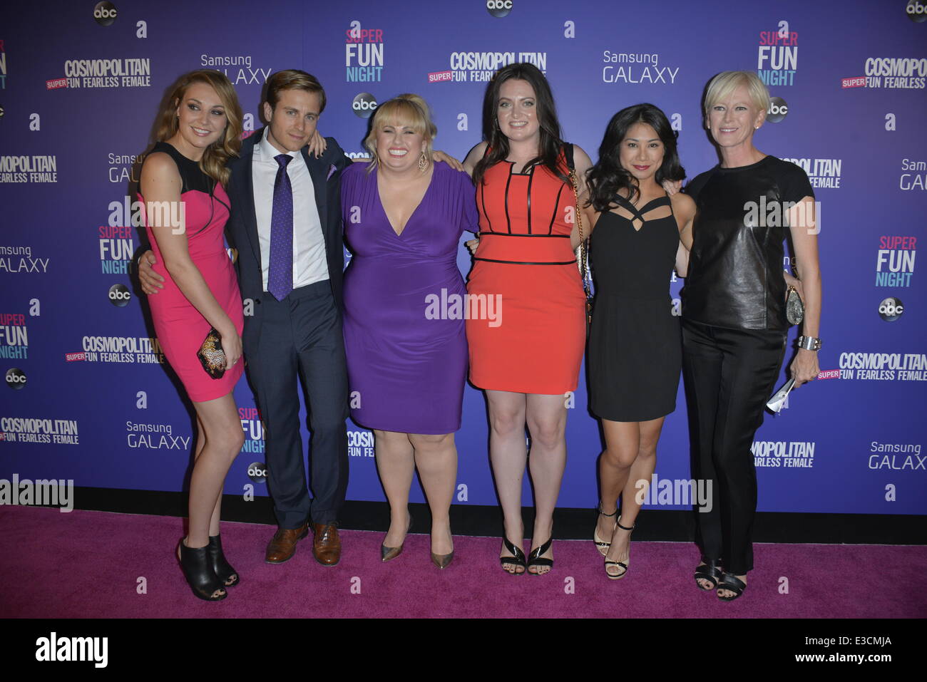 Cosmopolitan Super Fun Night Featuring: Liza Lapira,Rebel Wilson,Kate ...