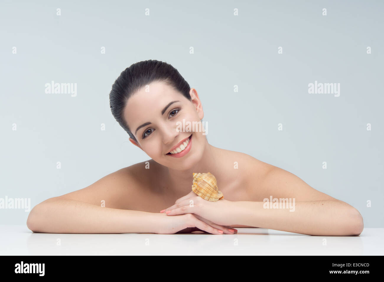 women and shell Stock Photo - Alamy