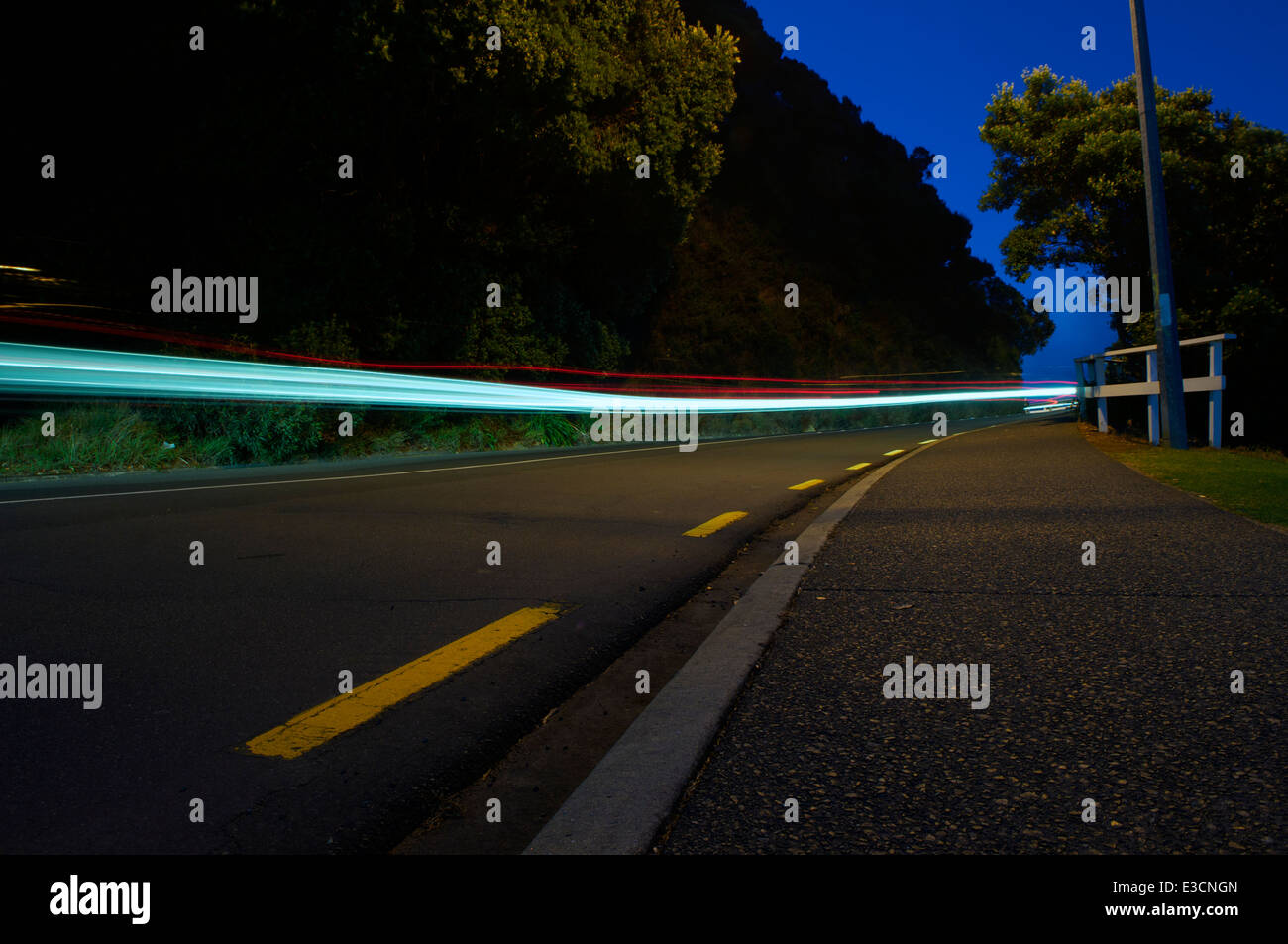 Long exposure car head lights hi-res stock photography and images - Alamy