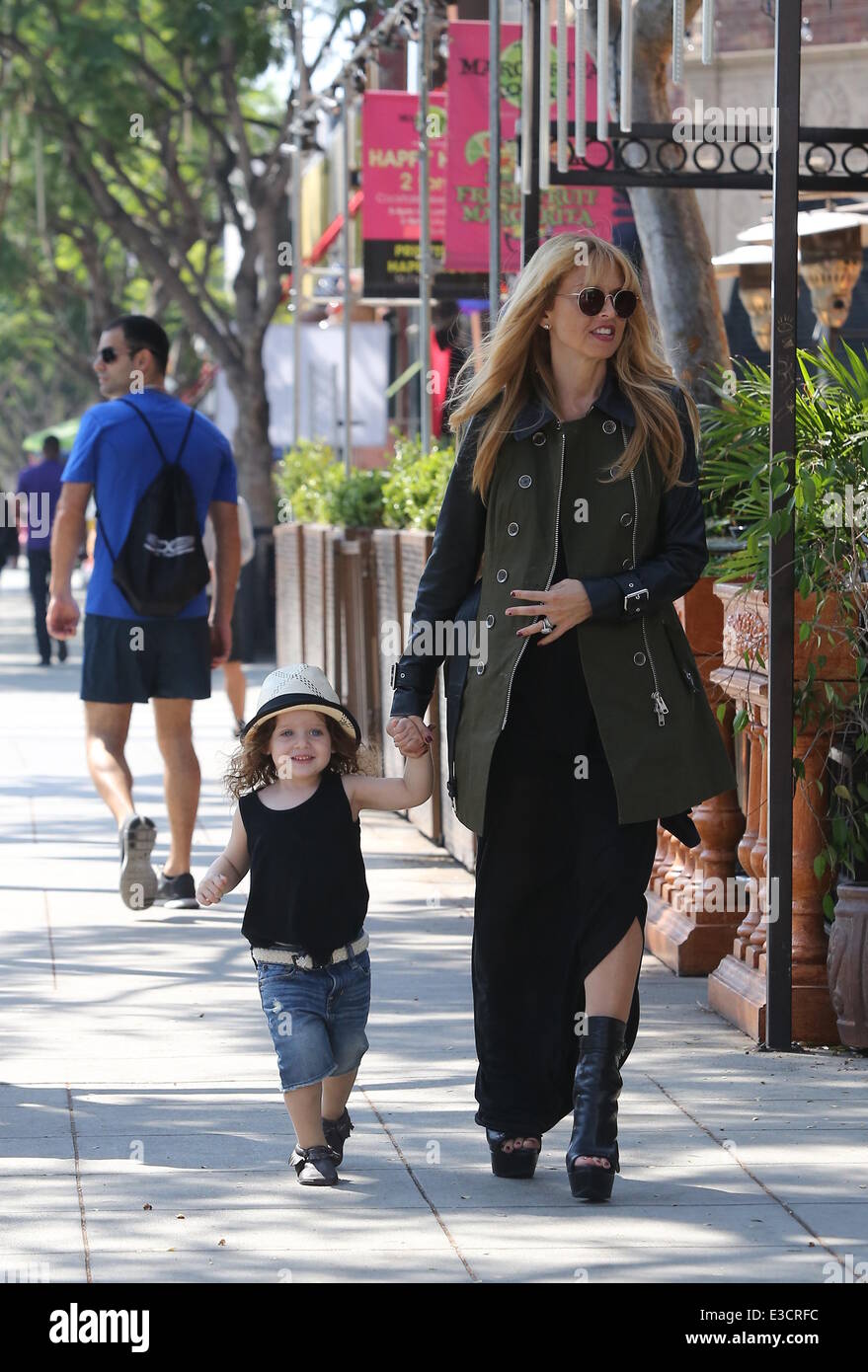 Rachel Zoe and her son, Skyler stop by the Yogurt Stop in West ...