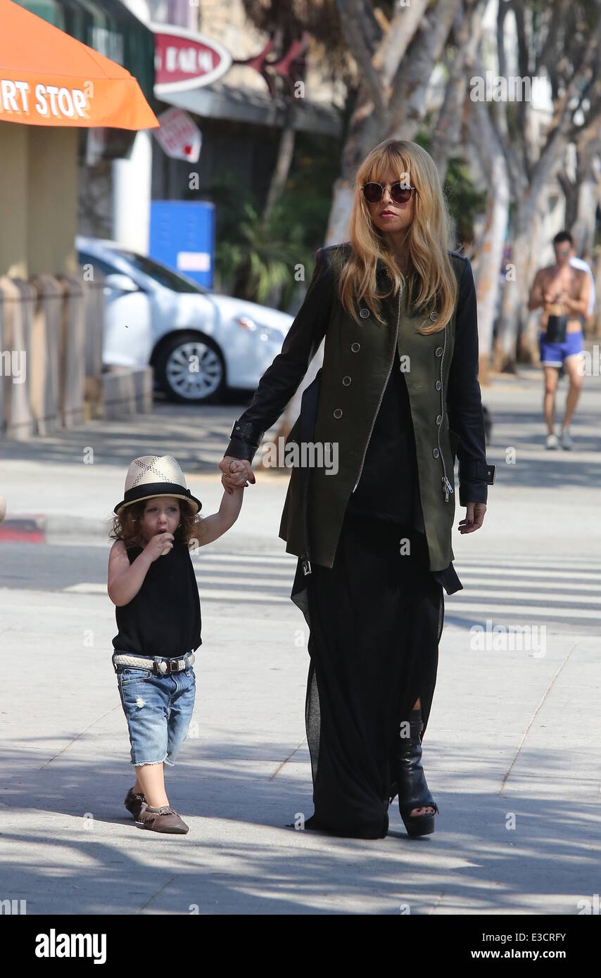 Rachel Zoe and her son, Skyler stop by the Yogurt Stop in West ...