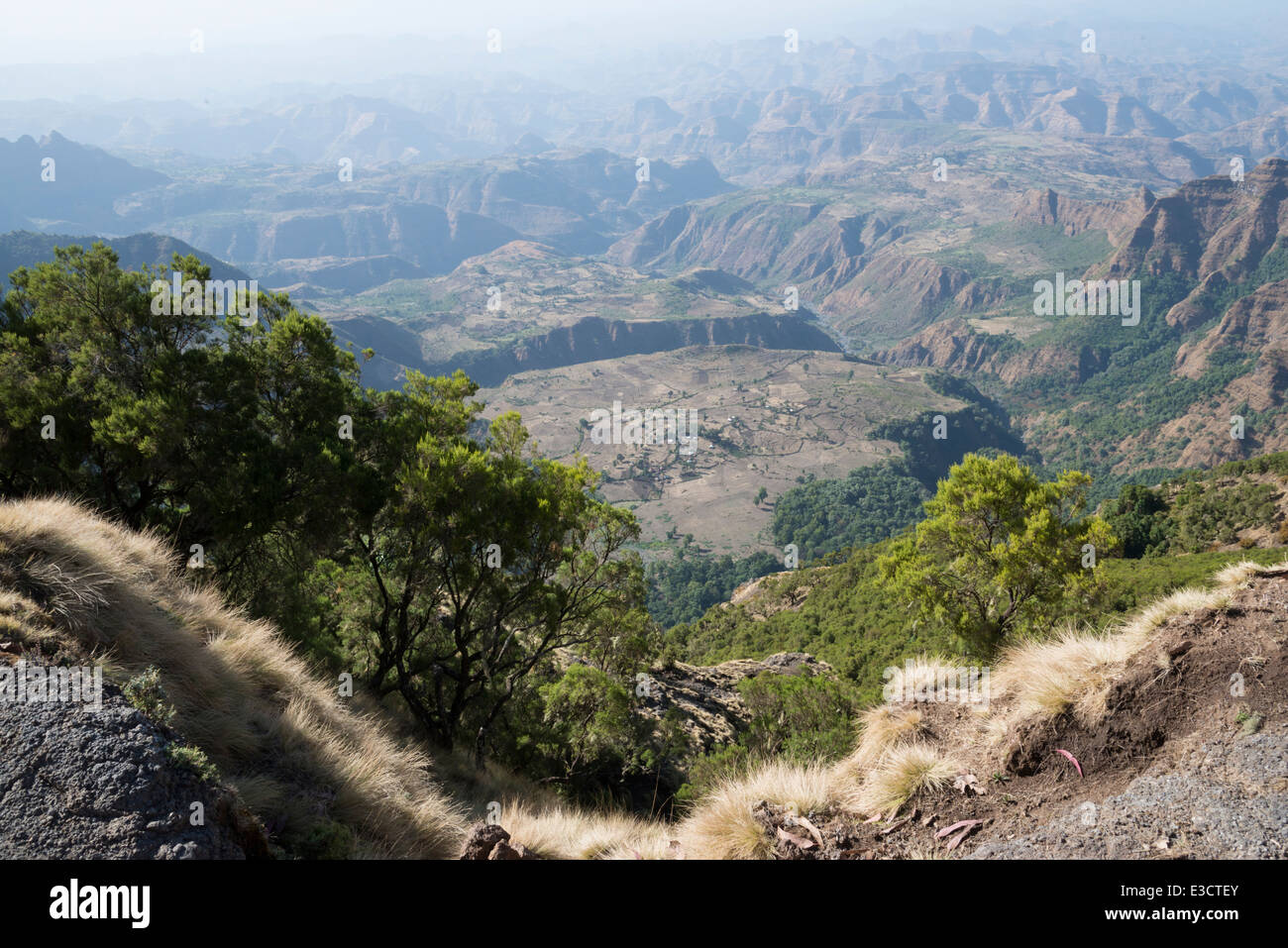 Buyit Ras area. Trecking in the Simien Mountains National Park ...