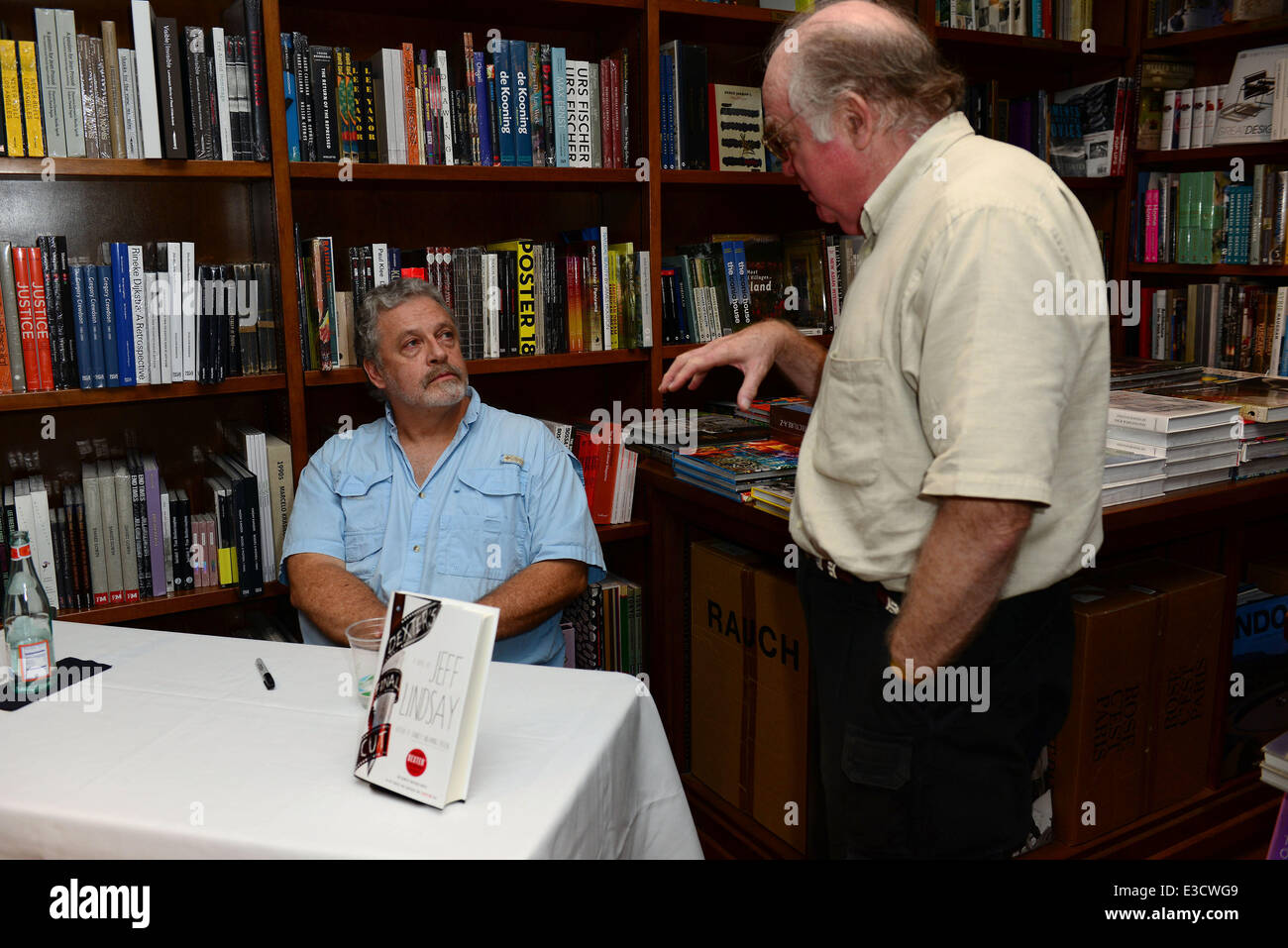 Jeff Lindsay promotes and signs copies of his book 'Dexters Final Cut ...