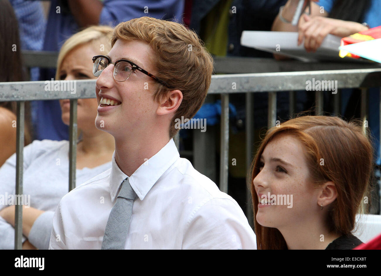 Julianne Moore Hollywood Walk of Fame Star Ceremony Featuring: Caleb ...