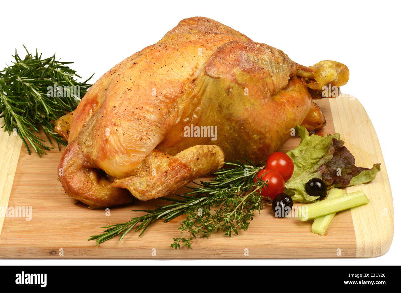 Poultry: Roast Chicken Stock Photo - Alamy