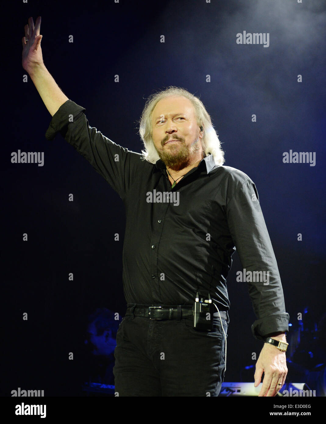 Barry Gibb performs live at the O2 Arena Featuring: Barry Gibb Where ...