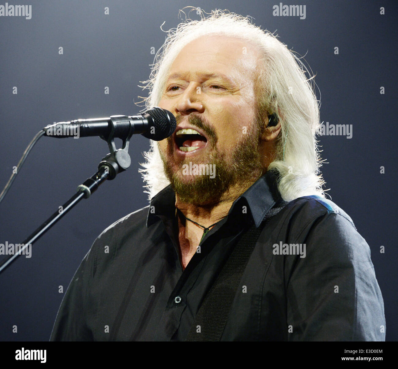 Barry Gibb performs live at the O2 Arena Featuring: Barry Gibb Where ...