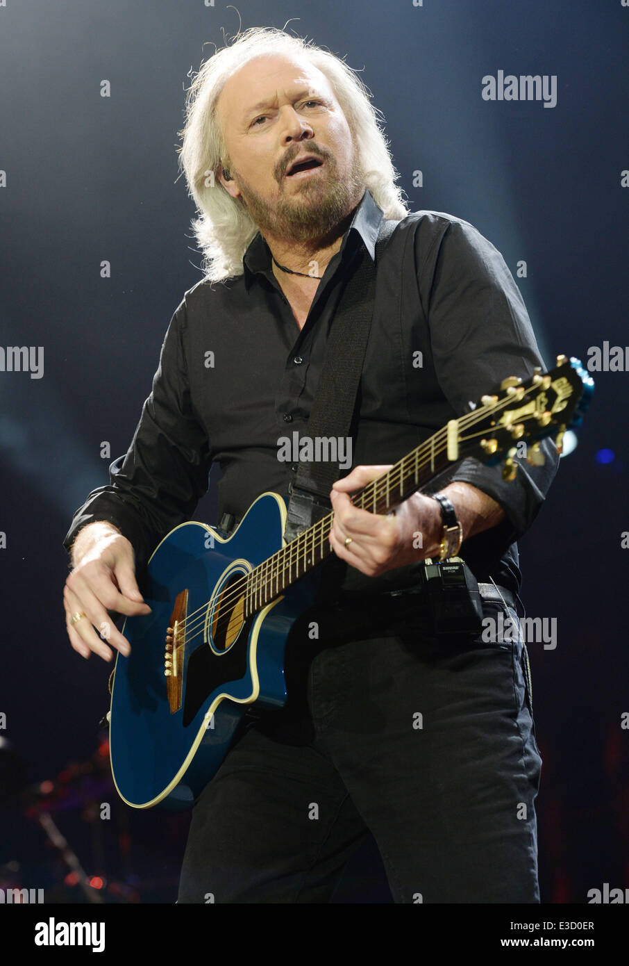 Barry Gibb performs live at the O2 Arena Featuring: Barry Gibb Where ...