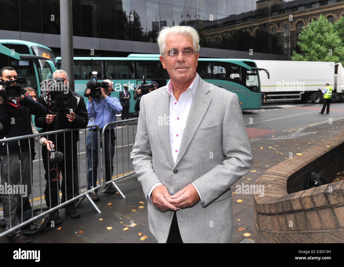PR guru Max Clifford arrives for a case management hearing at Southwark ...