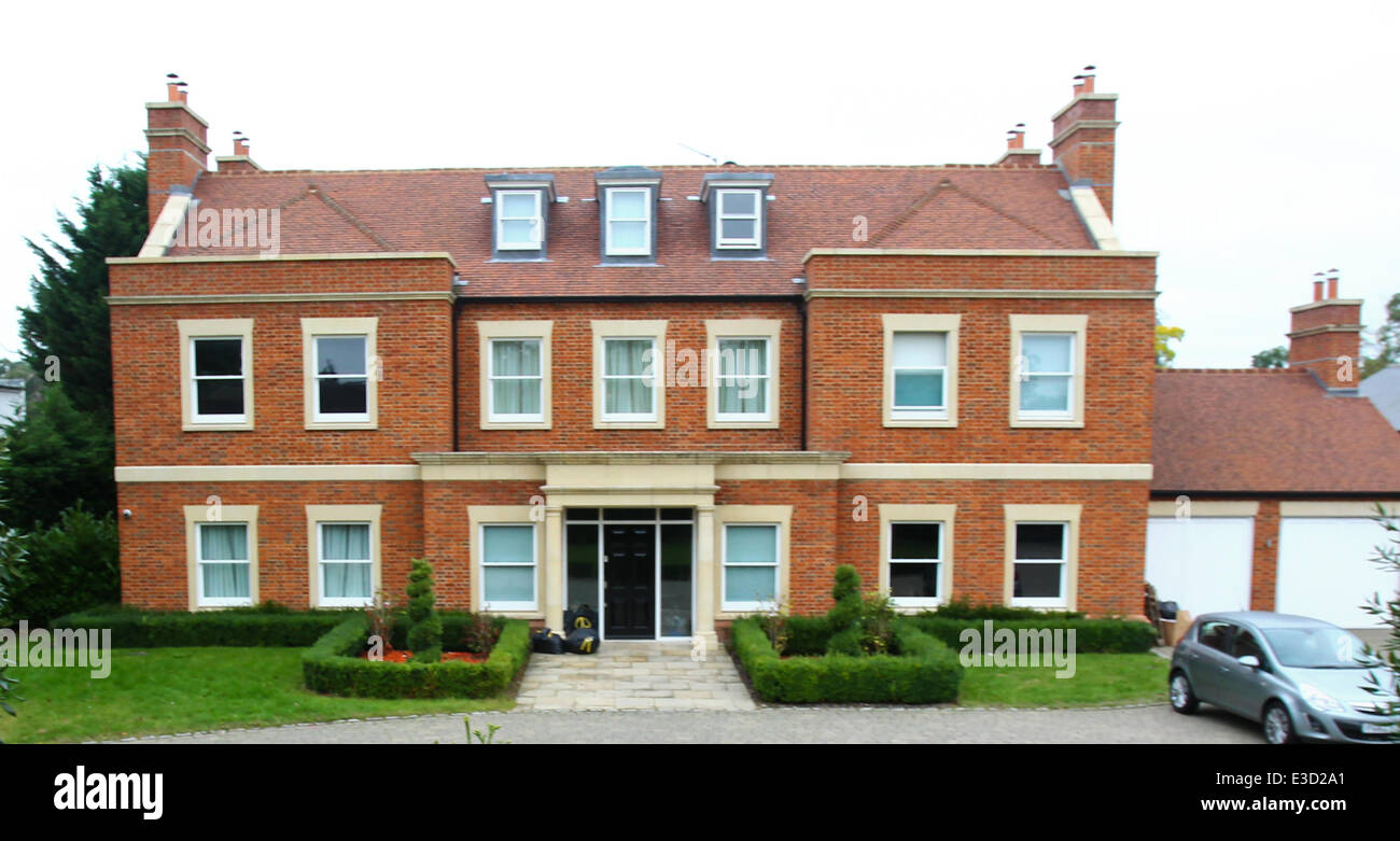 General views of the X Factor 2013 finalists house, situated just ...