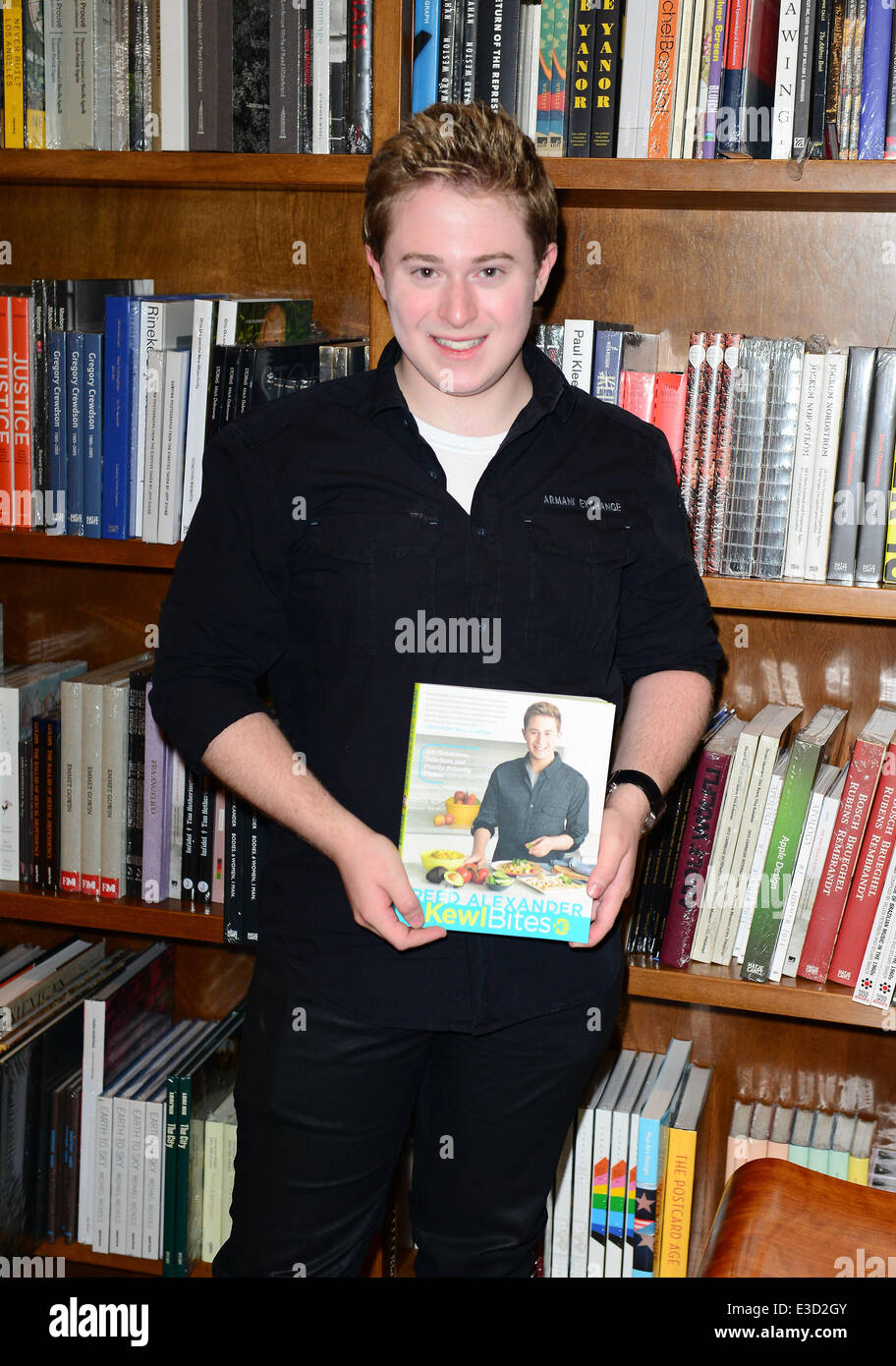 Reed Alexander greets fans and signs copies of his book 'Kewl Bites' at ...