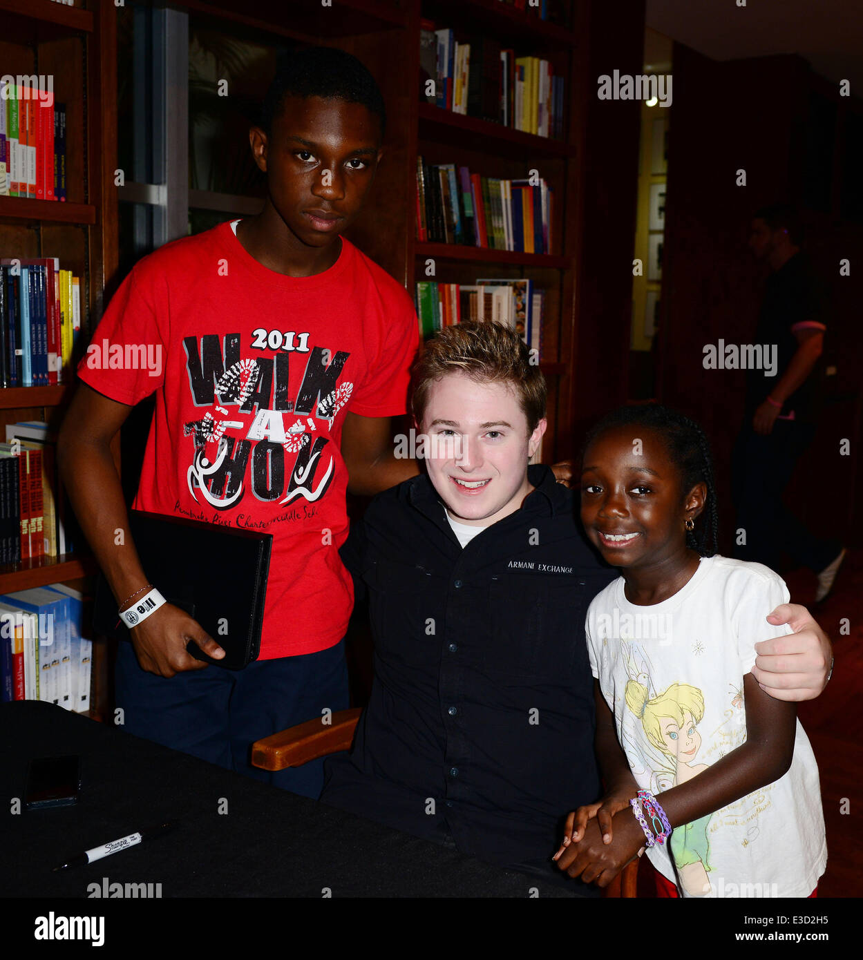Reed Alexander greets fans and signs copies of his book 'Kewl Bites' at ...