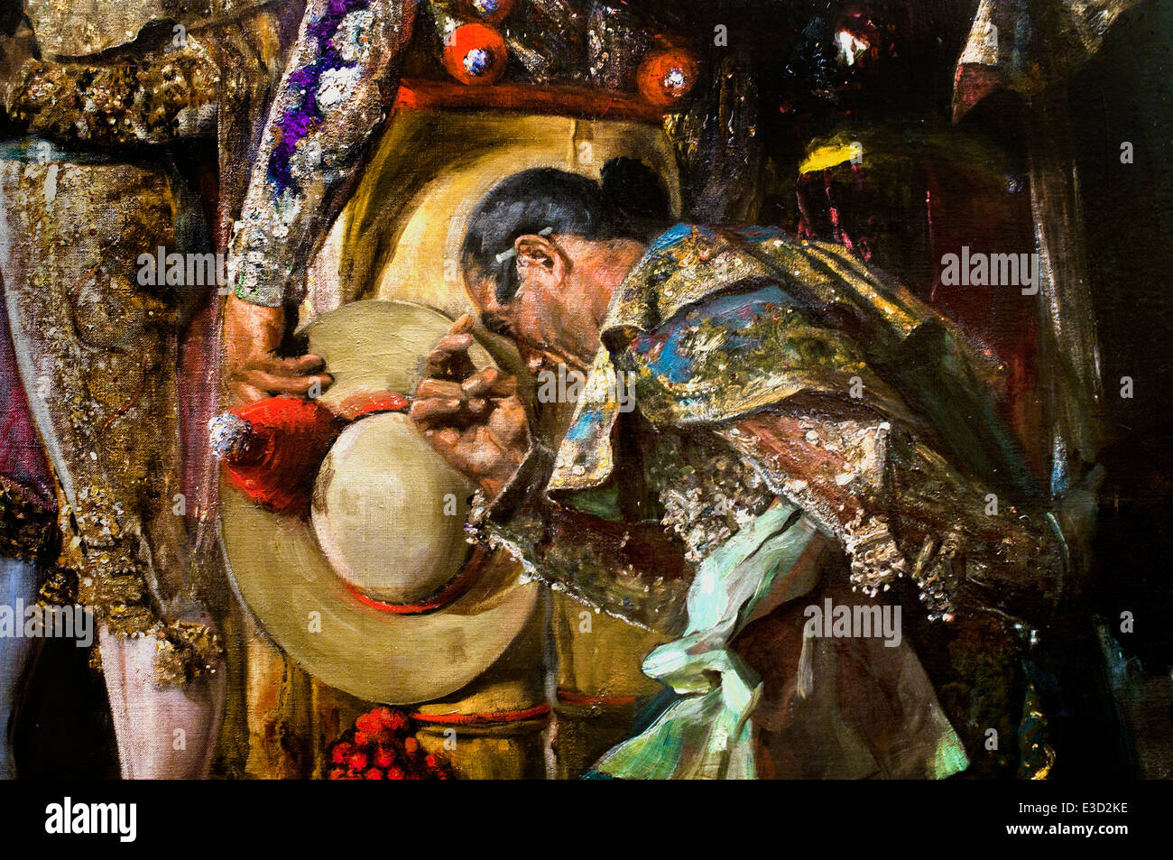 The death of teacher by Villegas Cordero José 1844 -1921) Bullfighting ...