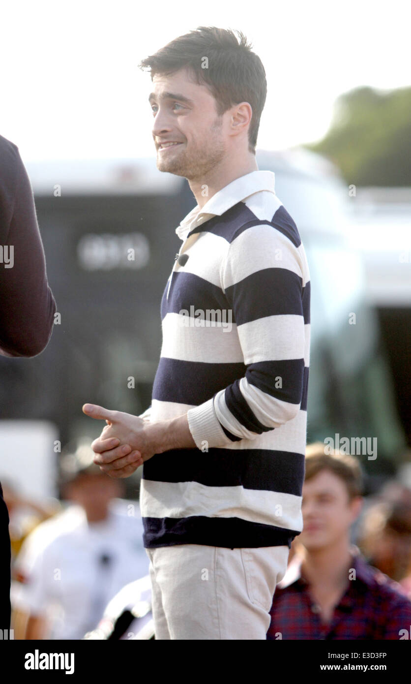 Celebrities appear on the entertainment TV show 'Extra' Featuring ...