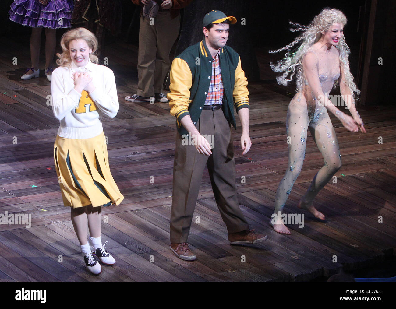 Opening night curtain call for the Broadway musical Big Fish at the ...