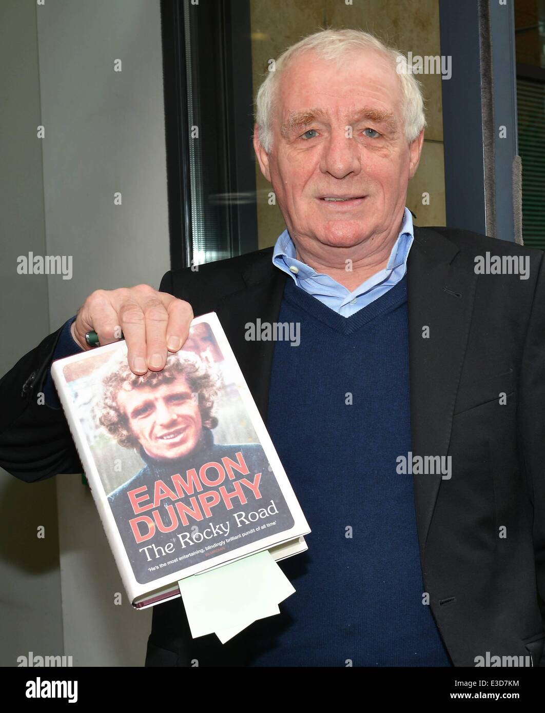 Former soccer player & football pundit Eamon Dunphy at Today FM to ...