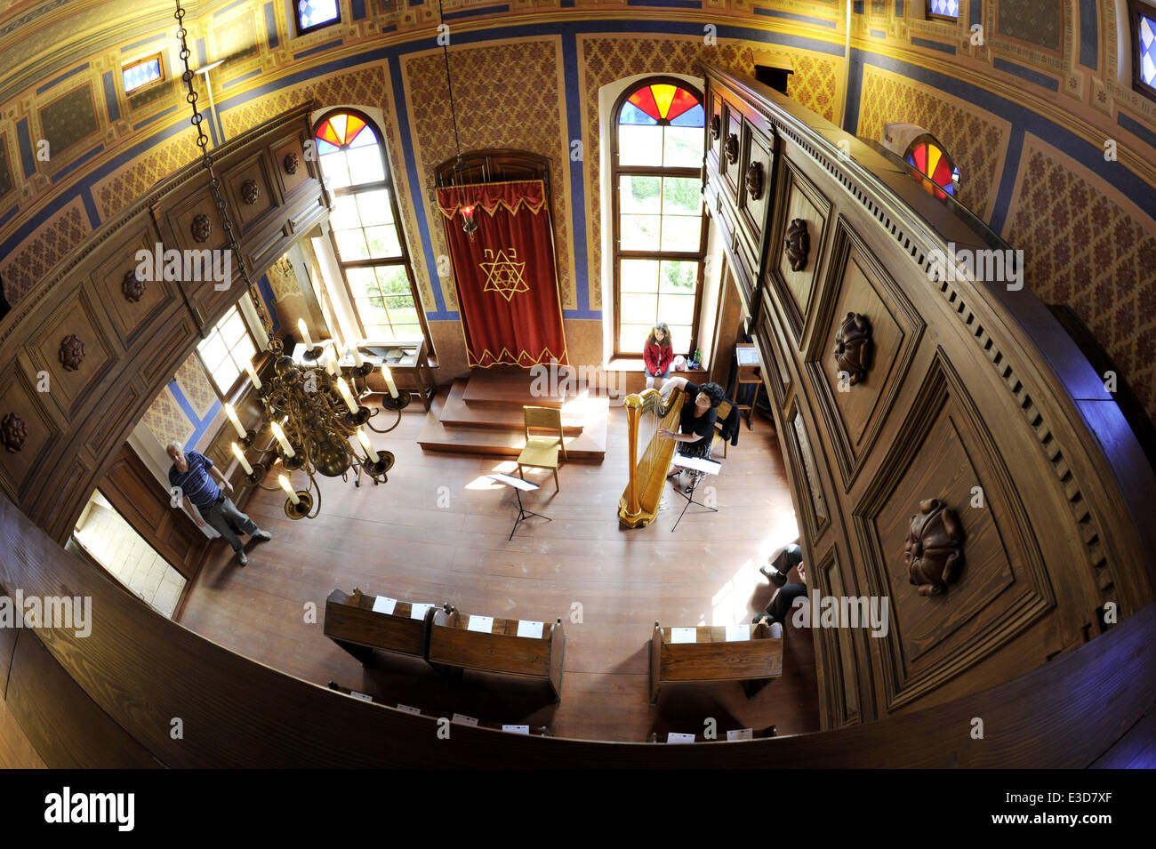 Reconstructed Synagogue and Rabi House was opened after the ...