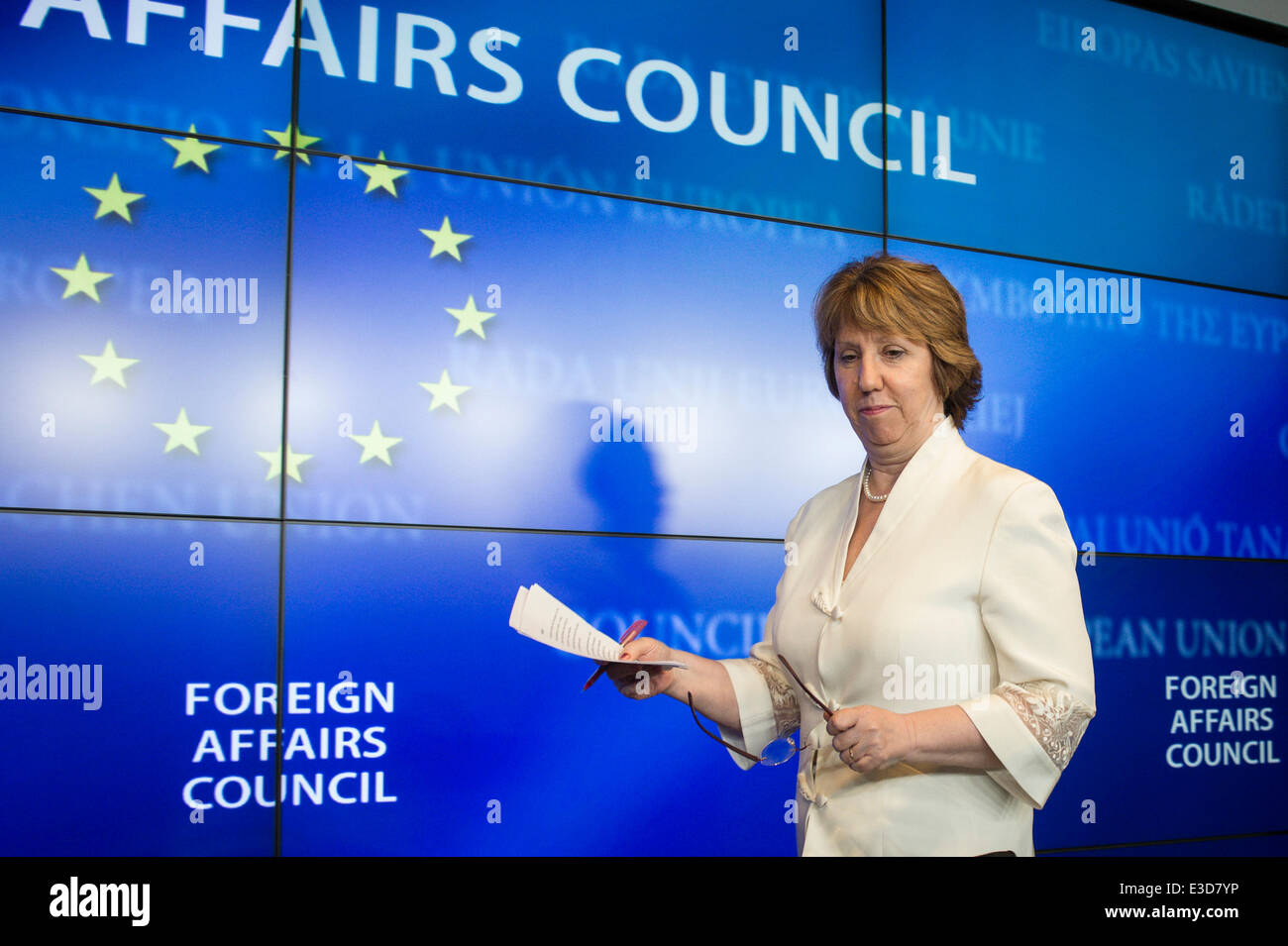 Luxembourg, Luxembourg. 23rd June, 2014. Catherine ASHTON, High ...