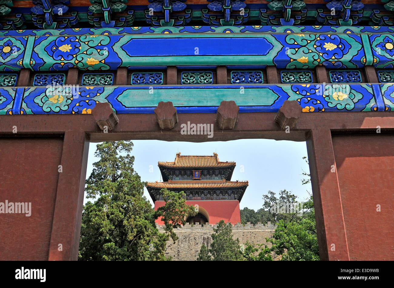 Shisan Ling Changling temple China Stock Photo - Alamy