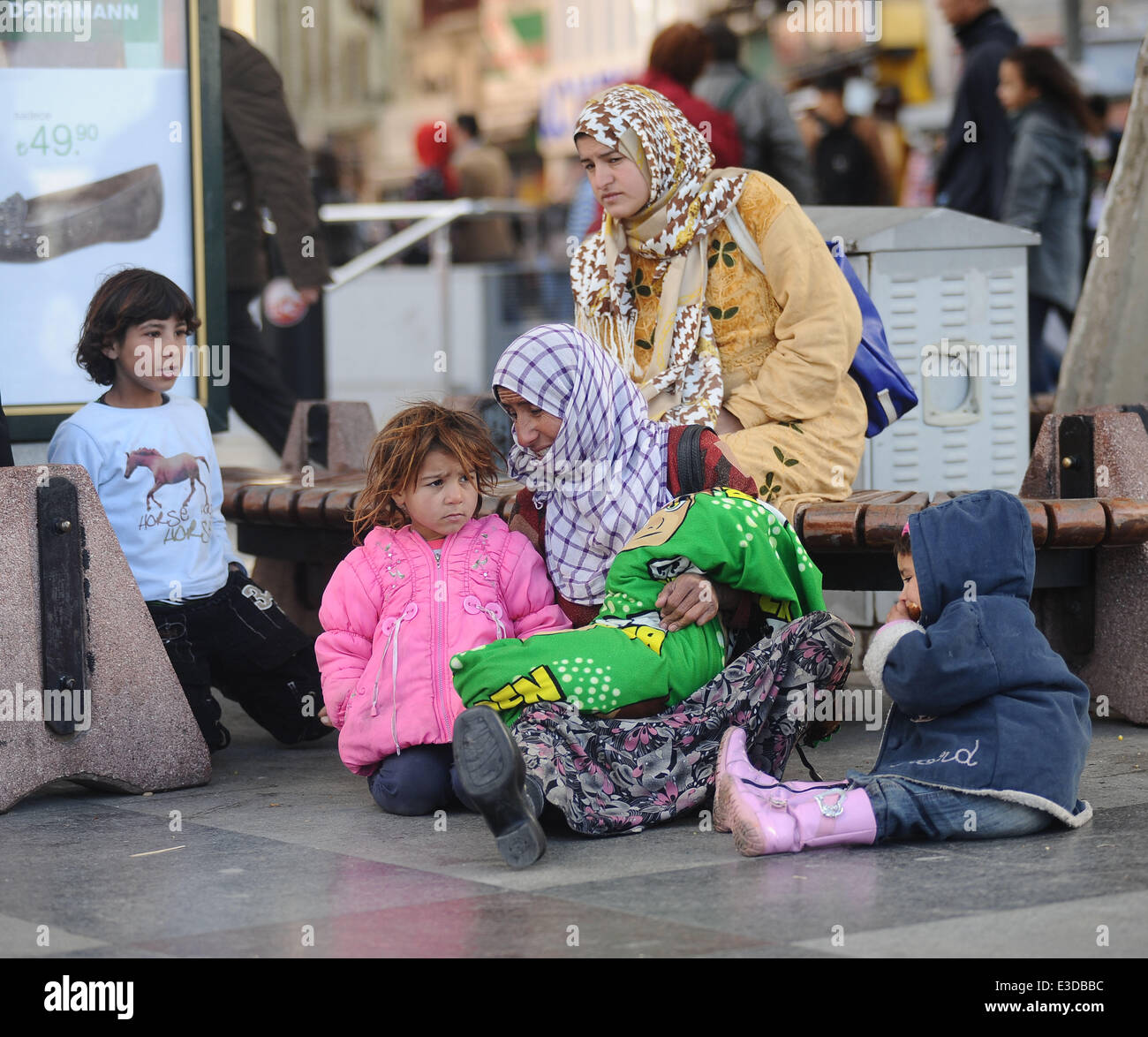 Syrian citizens have fled from Aleppo amid war to Turkey, many with ...