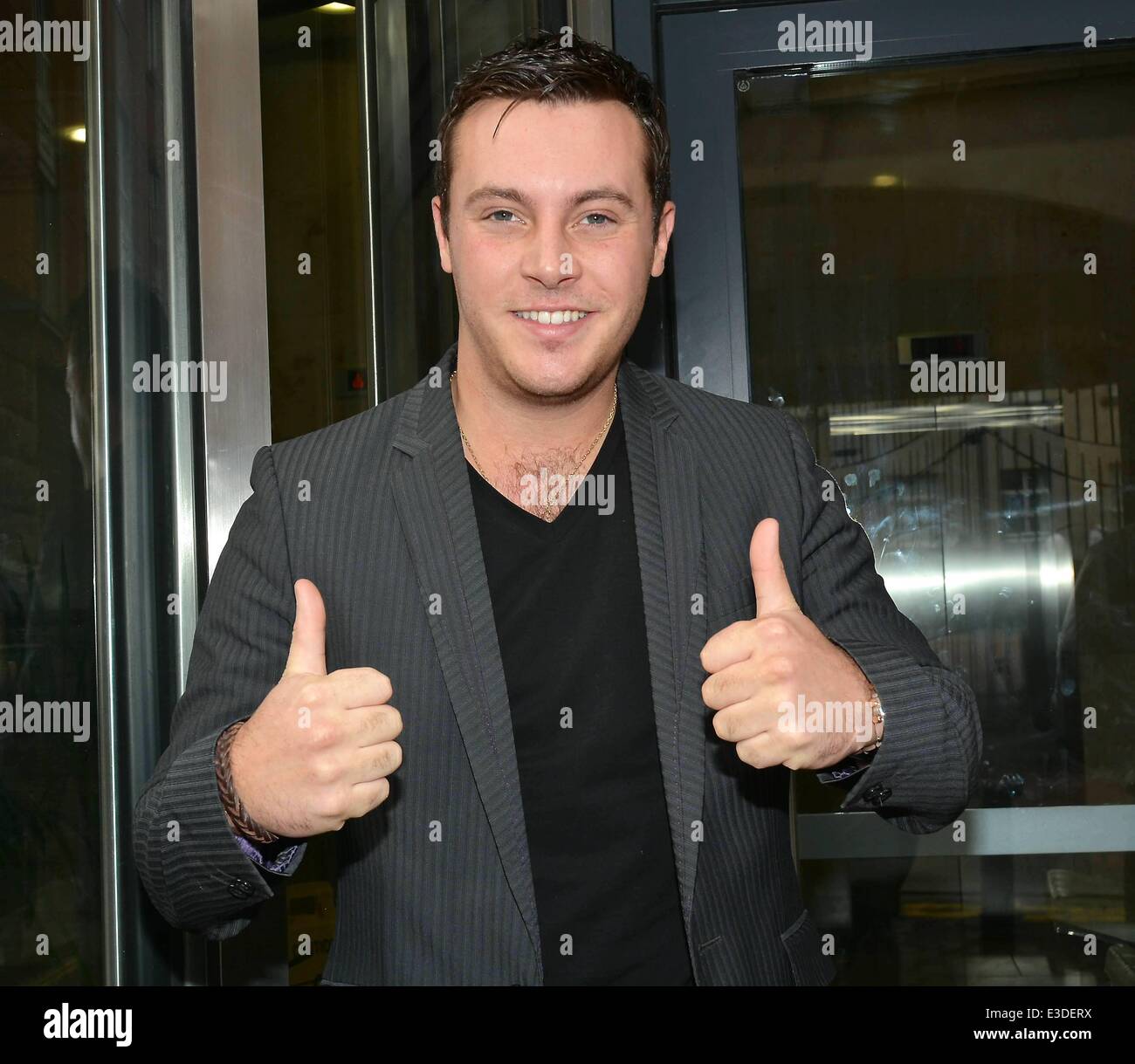 English born Irish Country singer Nathan Carter at Today FM studios as ...