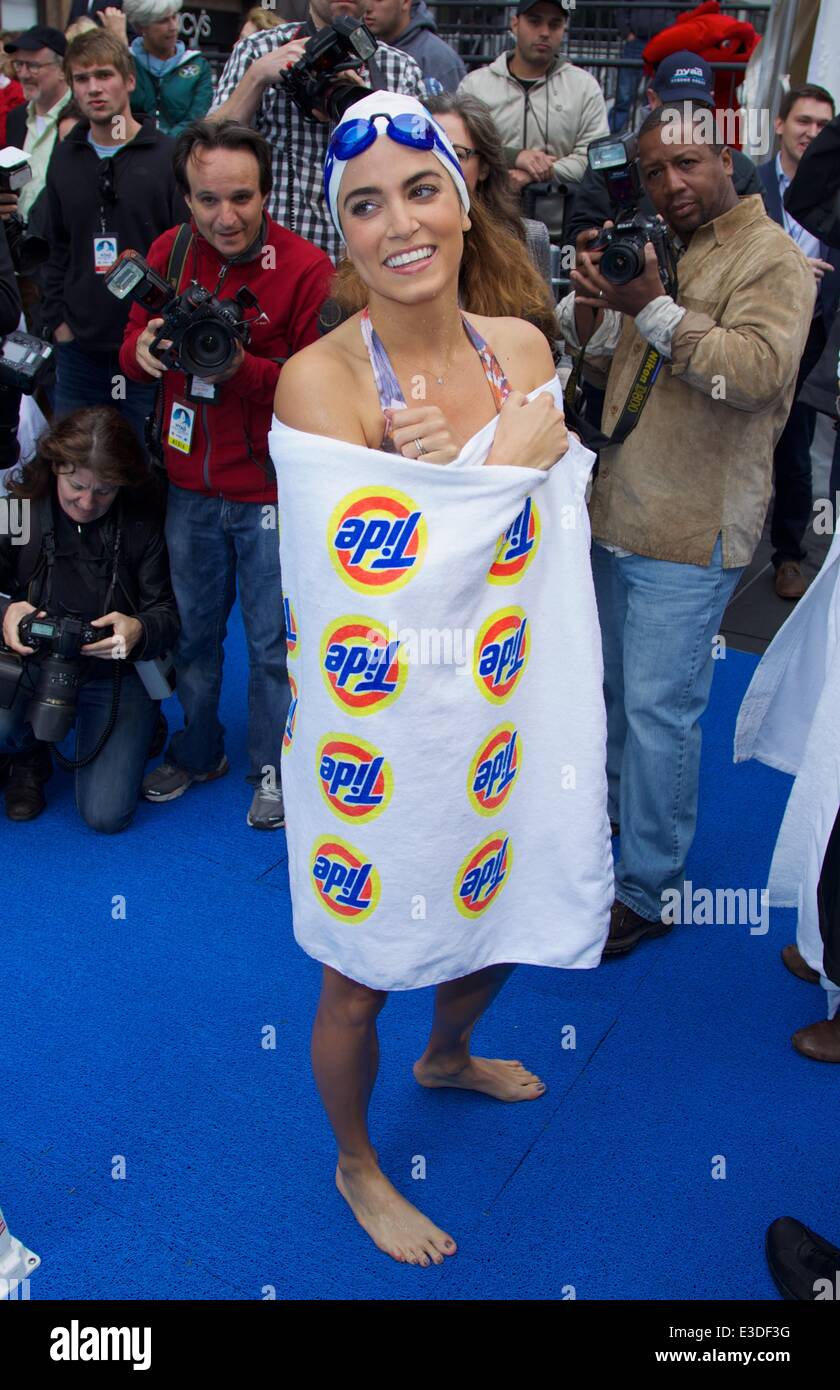 Swim for Relief benefiting Hurricane Sandy recovery at Herald Square in ...