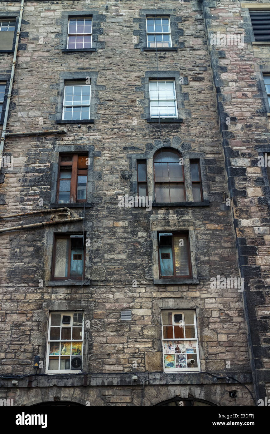 Tenements of Edinburgh's Old Town in Blair Street Stock Photo - Alamy