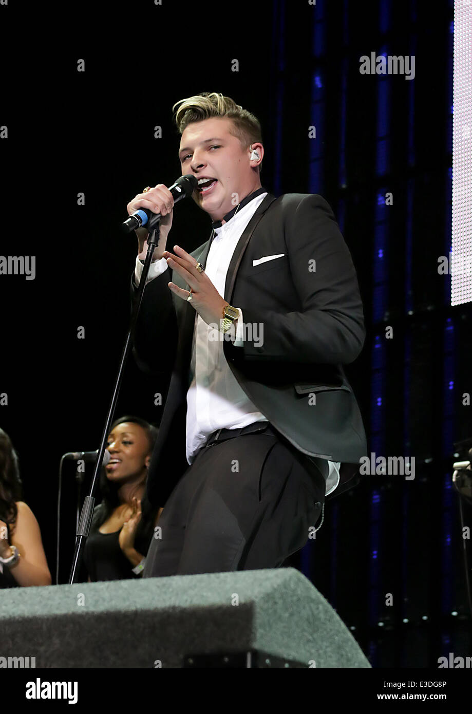 John Newman Performing at Liverpool Echo Arena for Radio 1 Xtra ...