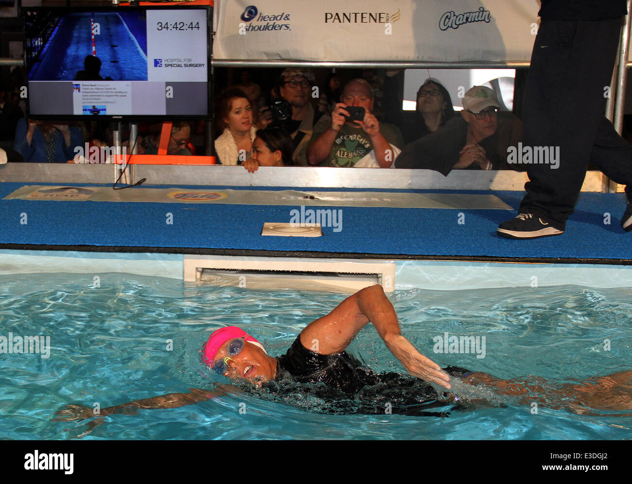 Long-distance swim legend Diana Nyad, having recently completed her ...